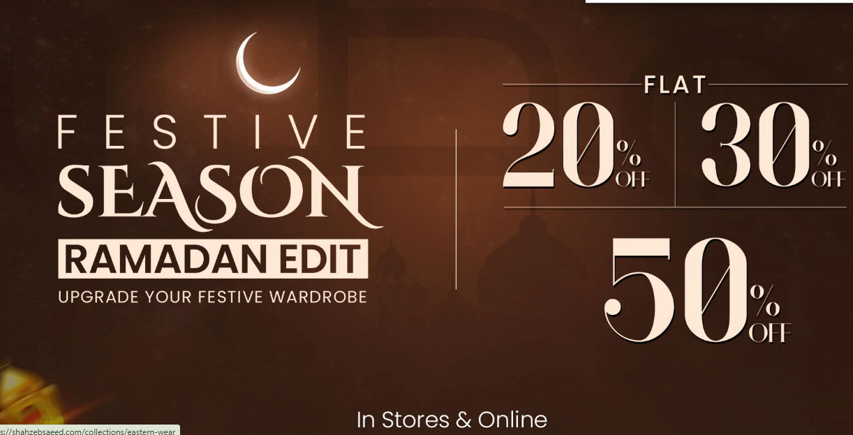 Shahzeb Saeed | Latest Sale, Discount & Offer In All Pakistan